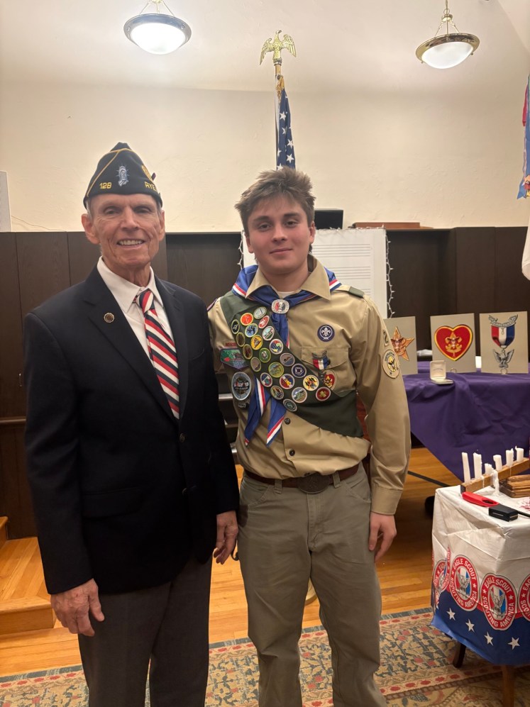 Commander Speaks at Eagle Court of Honor – Rye, NY American Legion Post 128